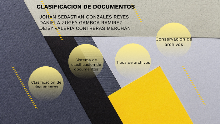 Clasificación de documentos by Valeria Contreras on Prezi