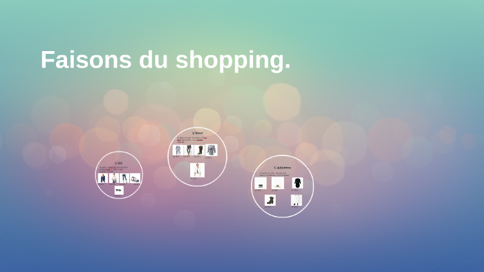 Faisons du shopping. by Rebecca Morris on Prezi