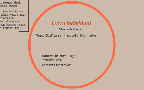 Lucru individual by Igor Moraru on Prezi