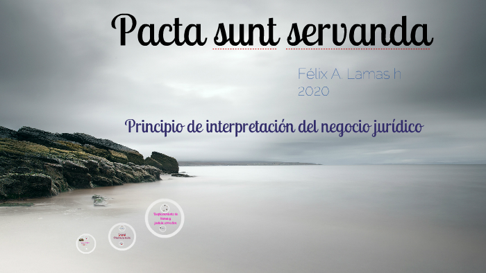 Pacta sunt servanda 2020 by FELIX LAMAS on Prezi