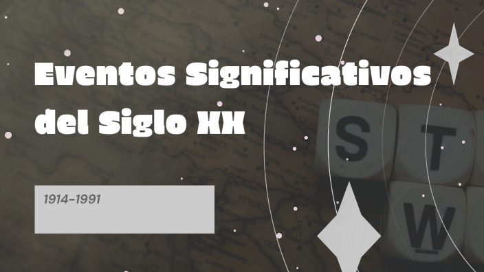 Eventos Significativos del Siglo 20 by CESAR GERARDO SEGUNDO MARTINEZ ...
