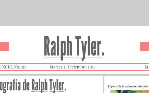 Biografia de Ralph Tyler. by Kathya Pimentel on Prezi