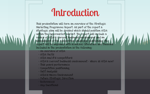 ASDA Presentation by Laura King on Prezi