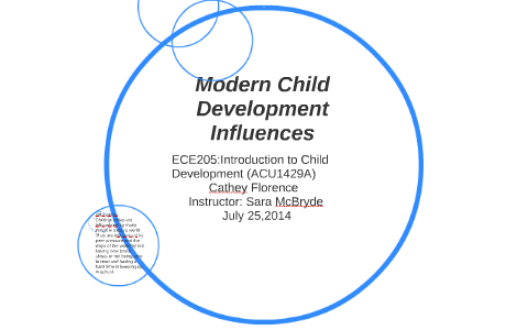 Modern Child Development Influences by Cathey Florence