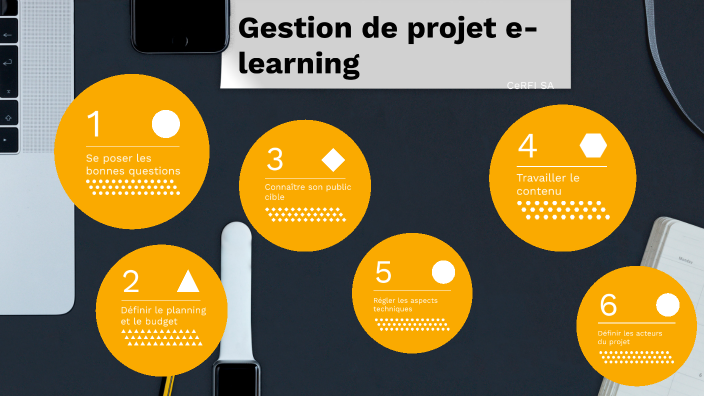 Gestion de projet e-learning by Laetitia DONCQUE on Prezi