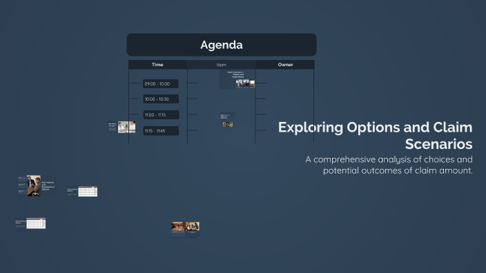 Exploring Options and Claim Scenarios by Sze Ping O on Prezi