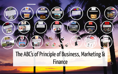 The ABC's of Principle of Business, Marketing & Finance by Sandra Crespo