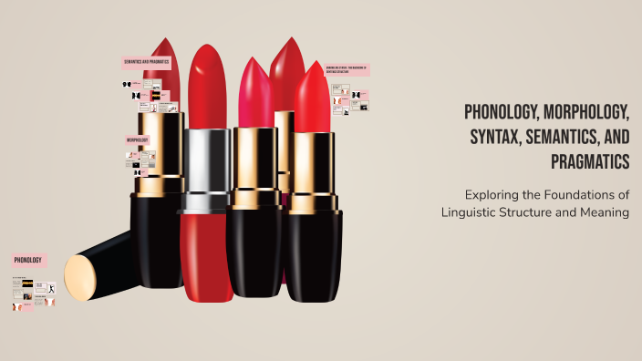 Phonology, Morphology, Syntax, Semantics, and Pragmatics by Jourdan ...