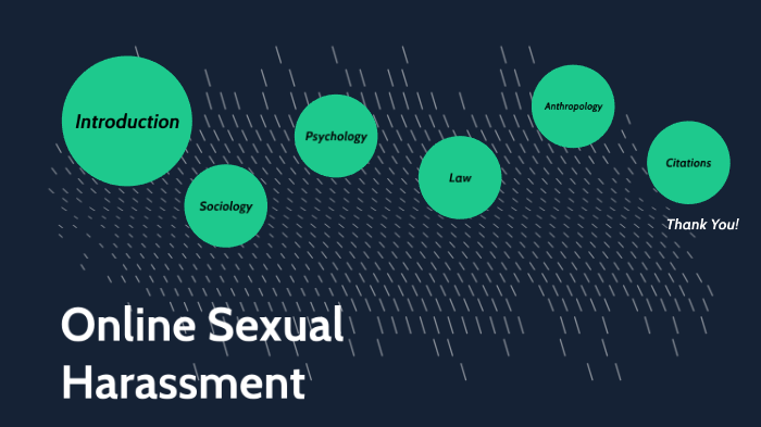 Online Sexual Harrassment by Charles Reisman on Prezi
