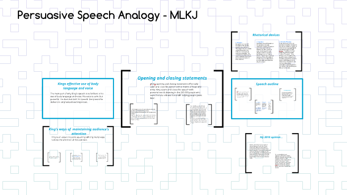 Persuasive Speech Analogy - MLKJ Emma Giordano by Emma Giordano on Prezi