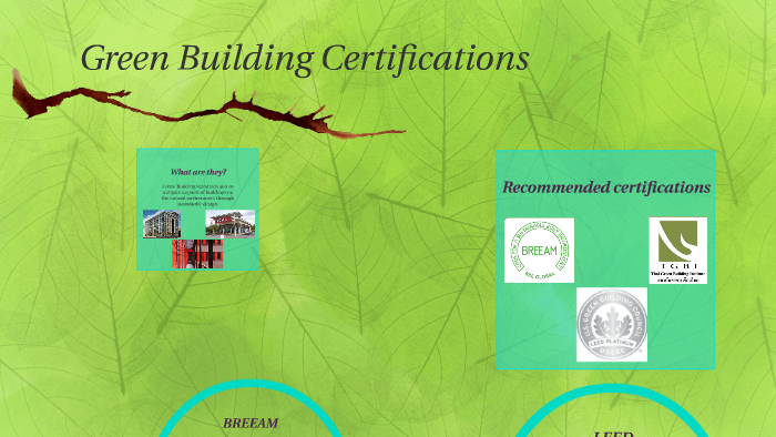 Green Building Certifications by Priya U