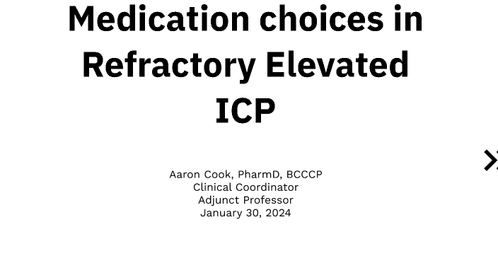 Refractory ICP treatment by Aaron Cook on Prezi