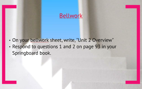 SpringBoard Level II Unit 2: Unpacking Embedded Assessment 1 by Valerie ...