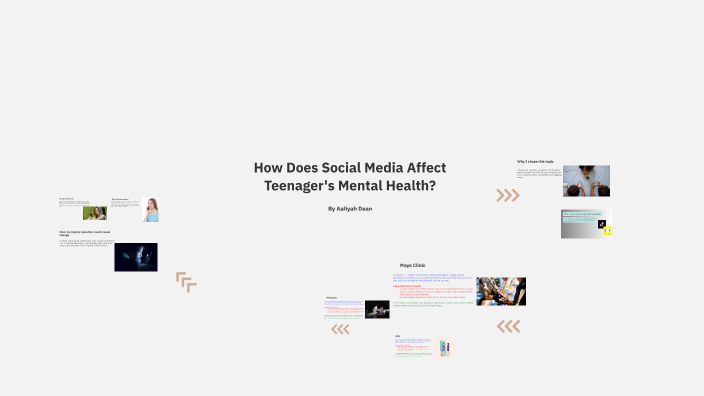 How Does Social Media Affect Teenagers Mental Health? by Aaliyah Dean ...