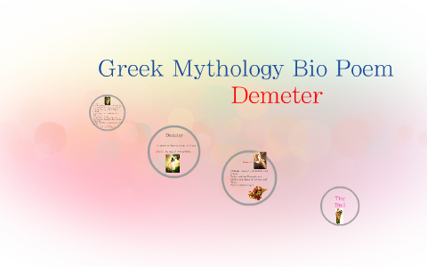Greek Mythology Bio Poem by David Osvidales on Prezi