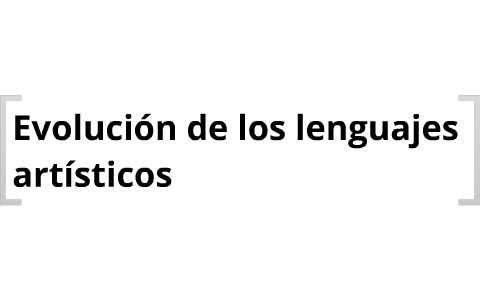 Evolution of the artistic languages by Alexander Harvey on Prezi