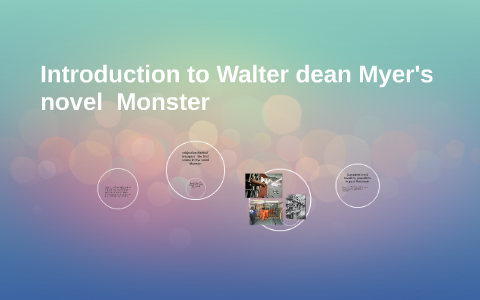 Introduction to Walter dean Myer's novel Monster by gordon smethurst on ...
