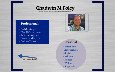 Chadwin M Foley by Chadwin Foley