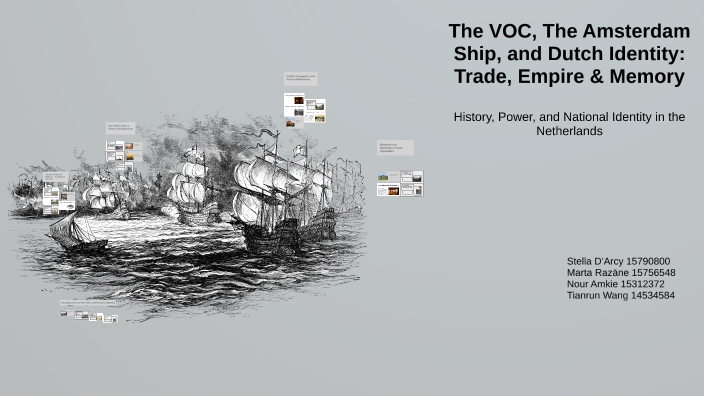 The VOC, The Amsterdam Ship, and Dutch Identity: Trade, Empire & Memory ...