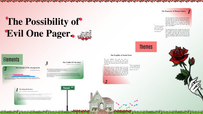 The Possibility of Evil One Pager by Griffen Richards on Prezi