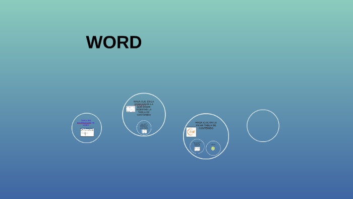 TABLA DE INFORMACION DE WORD by paola castellanos on Prezi