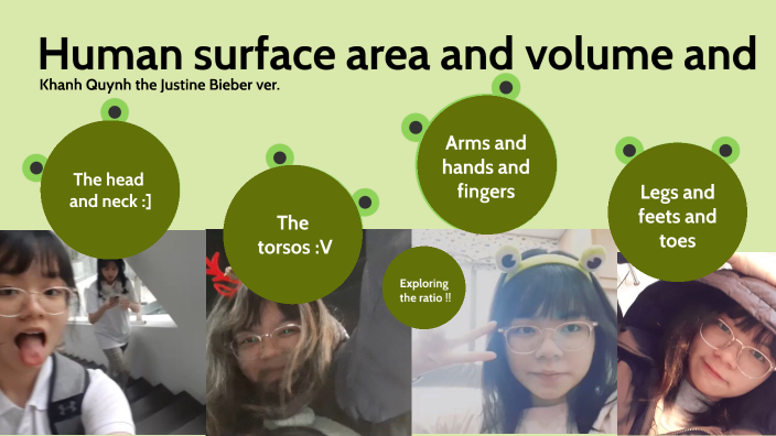 Human surface area and volume lab by Thao Linh Nguyen on Prezi Human surface area and volume lab by Thao Linh Nguyen on Prezi