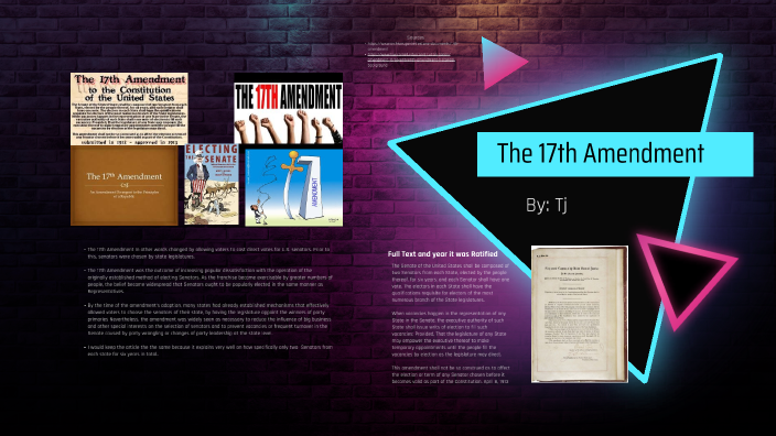The 17th Amendment by Tj Hauge on Prezi