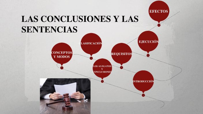 LAS CONCLUSIONES Y LAS SENTENCIAS by michelle escalanet on Prezi