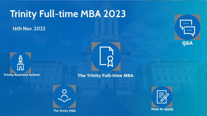 Trinity Full-time MBA 2023 by Eoghan O'Sullivan on Prezi