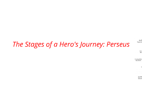 Stages of a Hero's Journey: Perseus by Halee Price on Prezi