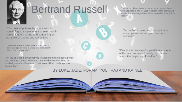 BERTRAND RUSSELL by luke kimber on Prezi