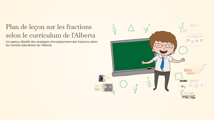 Plan de leçon sur les fractions selon le curriculum de l'Alberta by ...