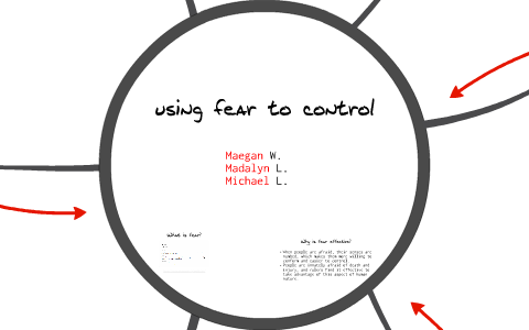 Using Fear to Control by Michael Li