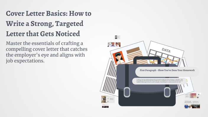 Cover Letter Basics: How to Write a Strong, Targeted Letter that Gets ...