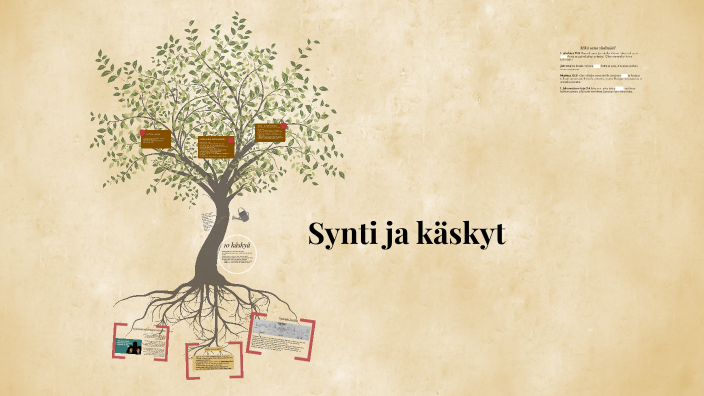 Synti ja käskyt by Tuula Sirén on Prezi