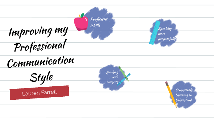 Improving my Professional Communication Style by Lauren Farrell on Prezi