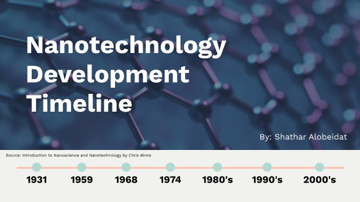 Nanotechnology Development Timeline by SHATHAR ALOBEIDAT on Prezi