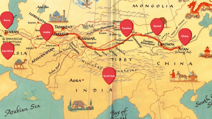 Silk Road Interactive Map (Grant Lesson) by Avery Green on Prezi