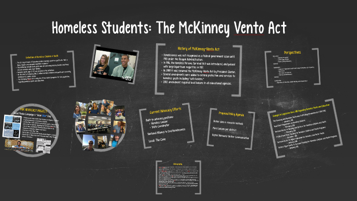 Homeless Students: The McKinney Vento Act by Julianna Marraccino on Prezi