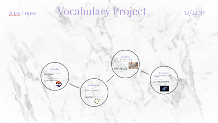 Vocabulary Project by alize lopez on Prezi