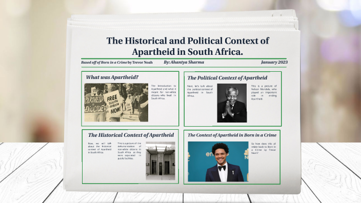 The Historical and Political Context of Apartheid in South Africa by ...