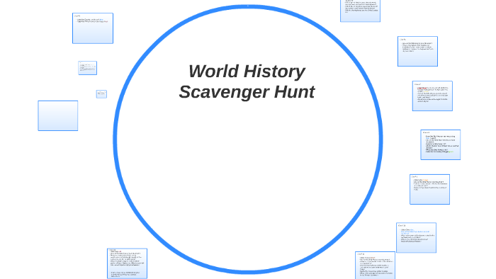 World History Scavenger Hunt by Kurt Hellenbrand on Prezi