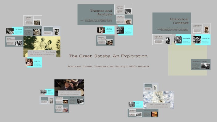 The Great Gatsby: An Exploration by Stephen Clonan on Prezi