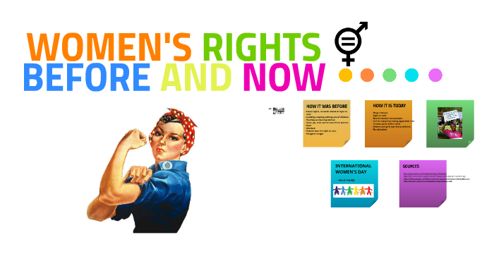 Women's rights before and now by Maria Halden