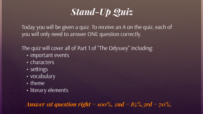 The Odyssey: Narrative POV Writing Task by Nicole Petraitis on Prezi