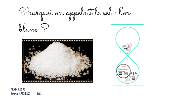 Pourquoi on appelait le sel : l'or blanc ? by Maëlle Lucas on Prezi