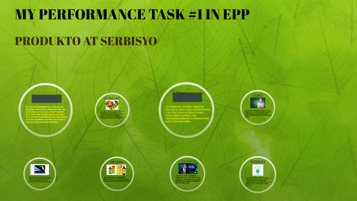 MY PERFORMANCE TASK IN EPP by Ricky Pancho on Prezi