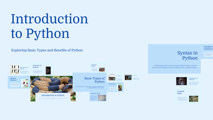 Introduction to Python by Sarfaraz Khan on Prezi