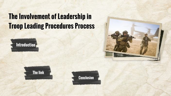 Troop Leading Procedures in accordance with Leadership by on Prezi