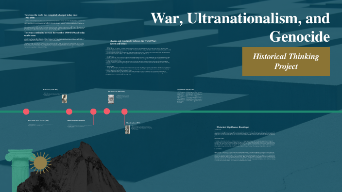 War, Ultranationalism, and Genocide by Noah Born on Prezi